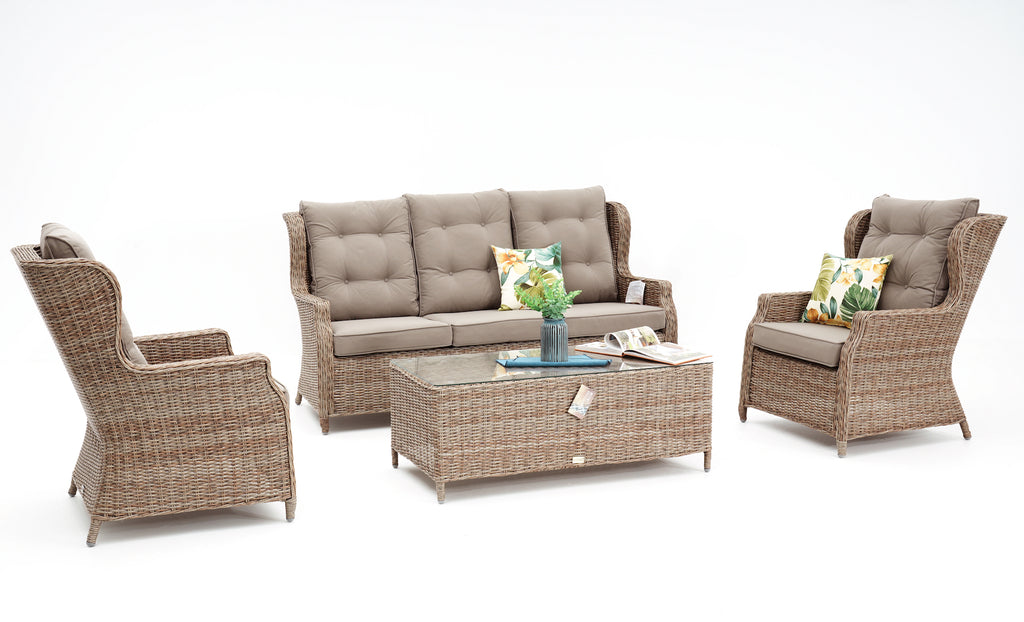 Buenos Aires 4-Piece Outdoor Lounge Setting | Marina – MacLeod's Furniture