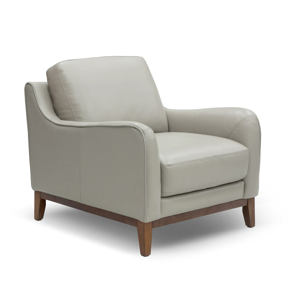 Modica Leather Armchair | Oyster – MacLeod's Furniture