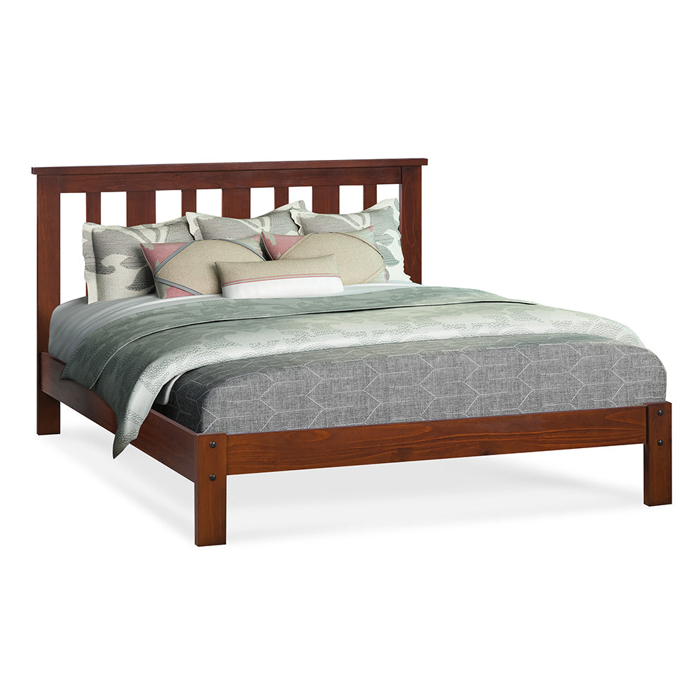 Hunter Timber Wooden Bed Frame, Single Bed, King Single Bed, Double Bed ...