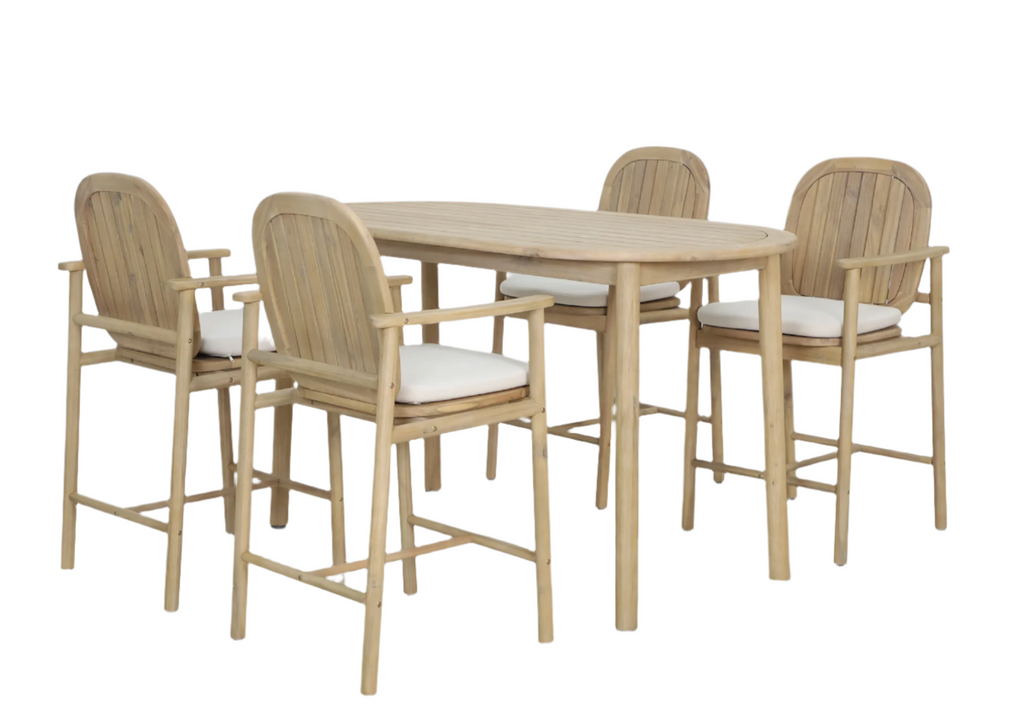 Pill 7-Piece Bar Table Set – MacLeod's Furniture