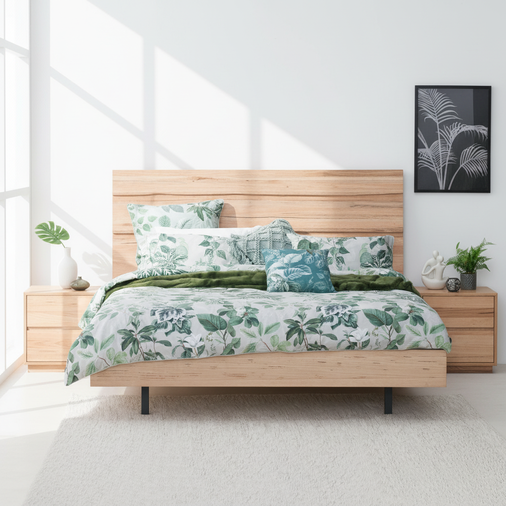 Kimberley Messmate Timber Wood Bed Frame, Double Bed Frame, Queen Bed ...
