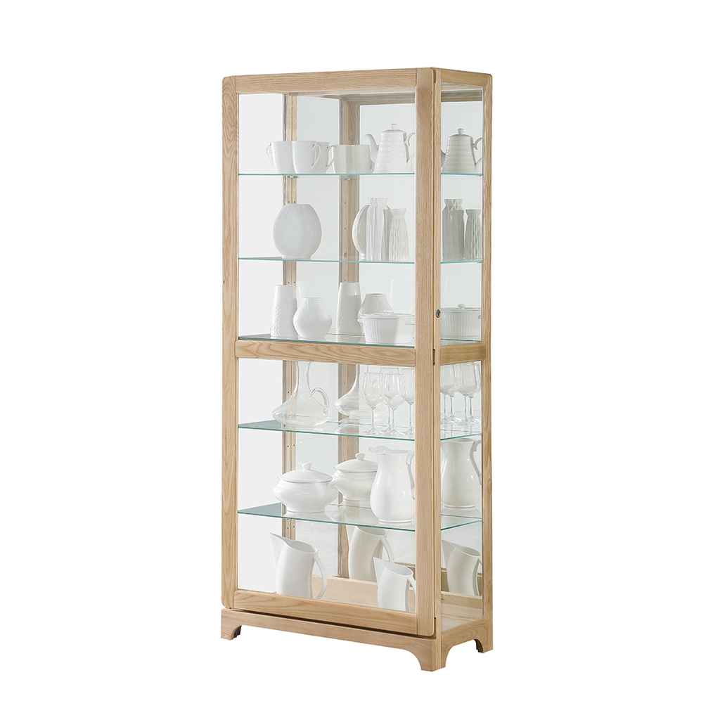 Barossa Sliding Door Display Cabinet - Clear Finish – MacLeod's Furniture