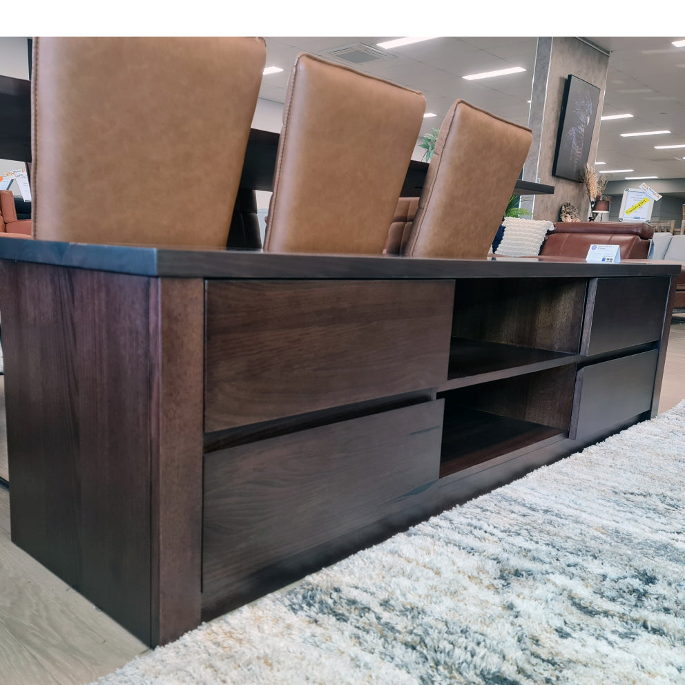 Monaco 1800 Entertainment Unit - Walnut – MacLeod's Furniture